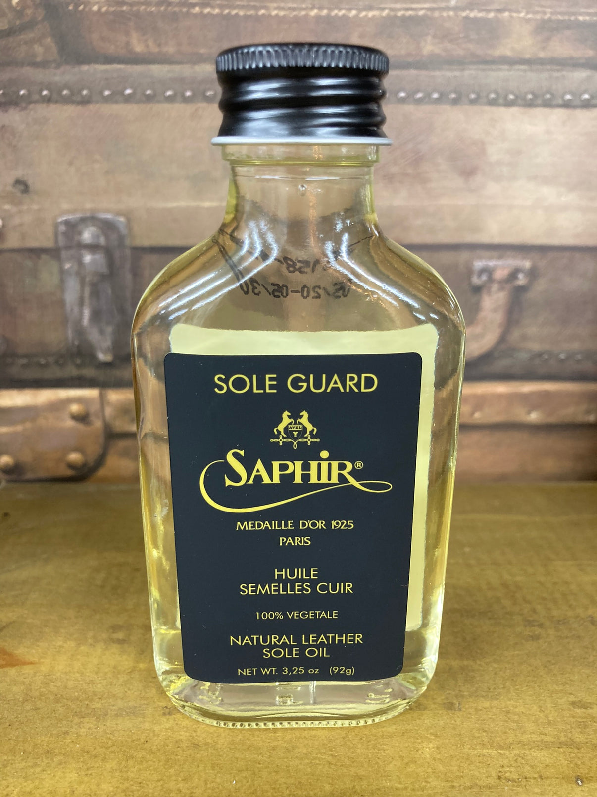 Saphir Sole Guard natural leather sole oil | Leather sole Protector ...